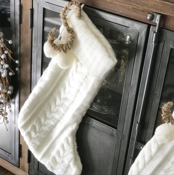 Holiday | New 6 Cable Knit Chunky Stocking Set | Poshmark